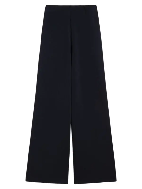 Max Mara Straight-cut Skirt With Logo Elastic Waist