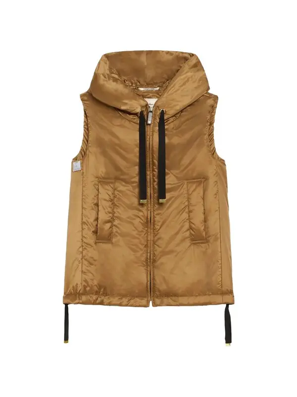Max Mara Cameluxe Padded Canvas Vest
