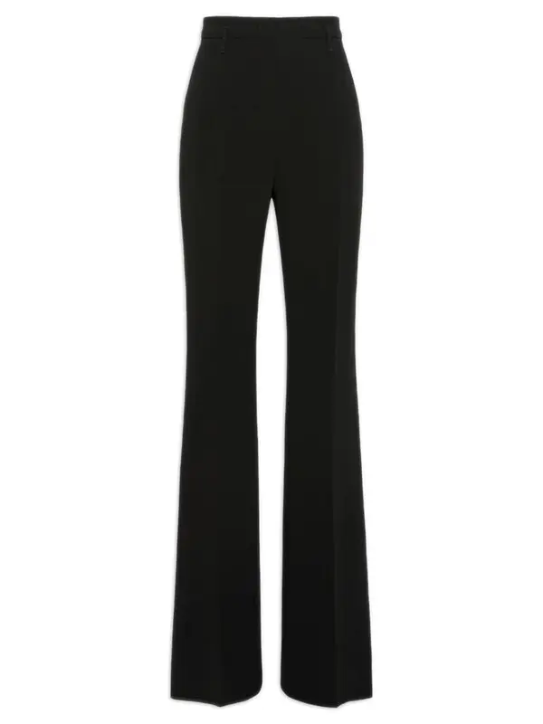 Max Mara High-waisted Flared Trousers - Nero