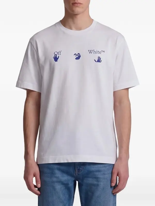 Off-White Tobacco Arrow Skate Short-sleeve T-shirt - White