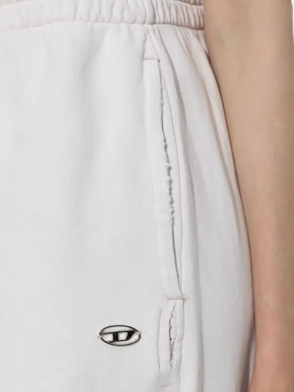 DIESEL® Wide Leg Cotton Sweatpants