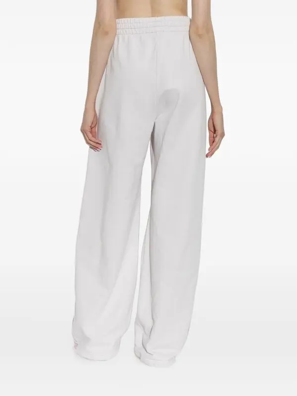 DIESEL® Wide Leg Cotton Sweatpants