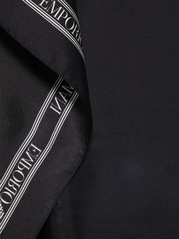 Emporio Armani Printed Silk Foulard