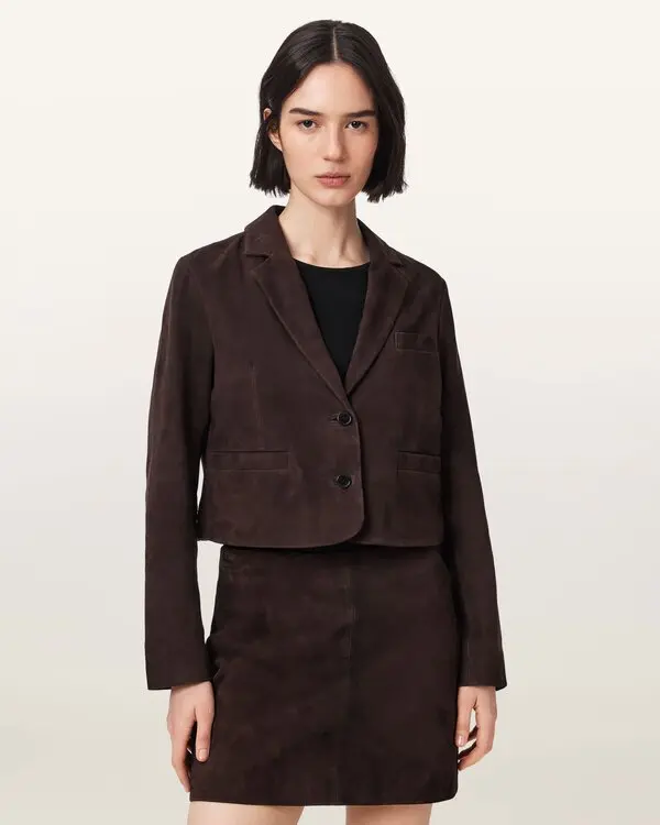 ALLSAINTS Suede Blazer