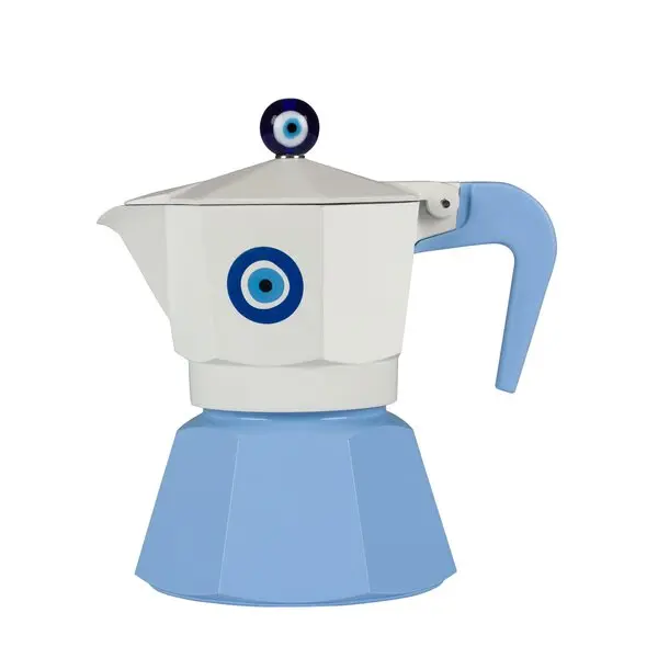 MOKAVIT Blue / White Mokanos Three Cups - Blue/white