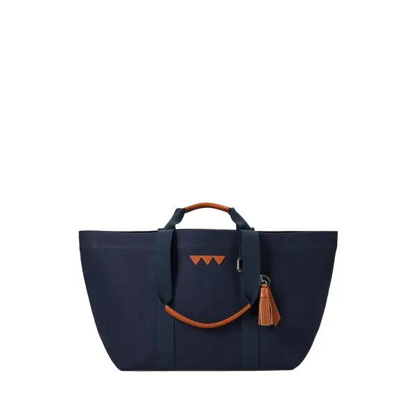 GET THE GALLOP Hay Bag Medium Canvas Navy