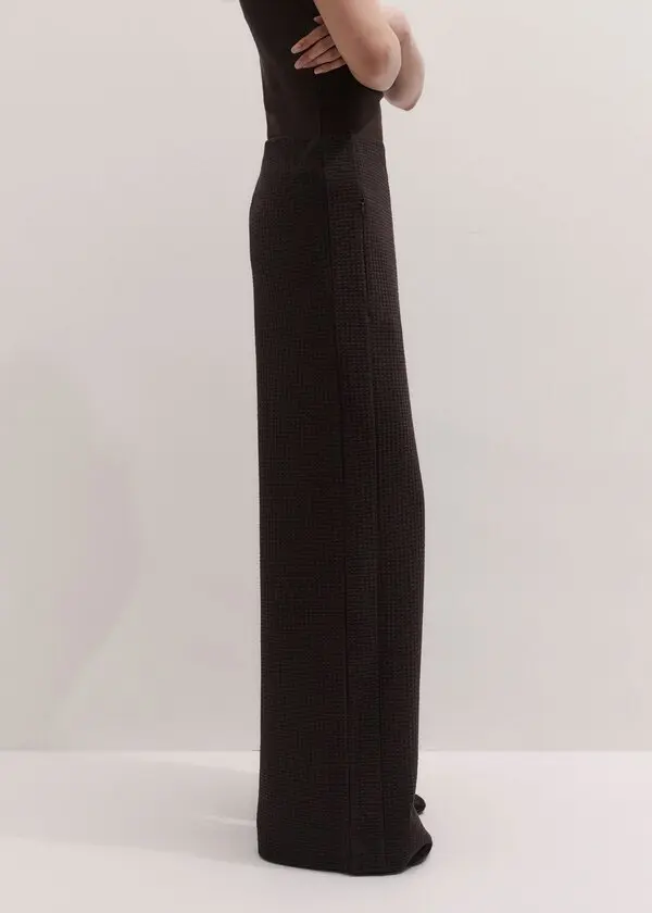 ME+EM Textured Wide-leg Track Pants