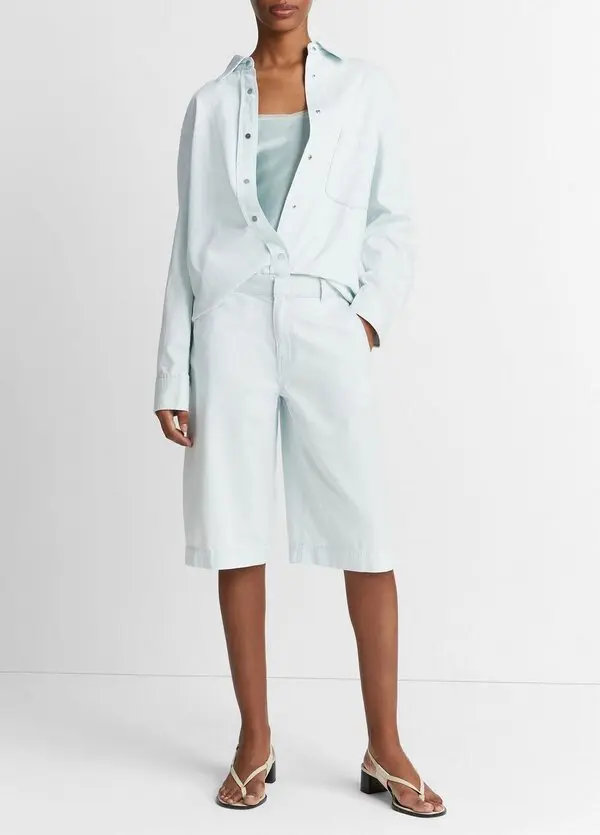 Vince Cotton Twill Long Short