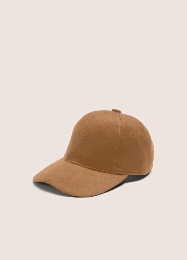 Vince Leather-trimmed Cashmere Baseball Cap - Bruna