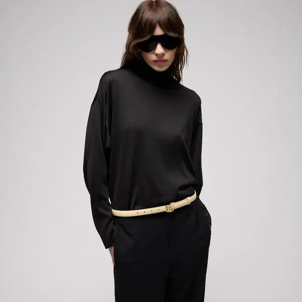 Gucci Gg Marmont Thin Belt