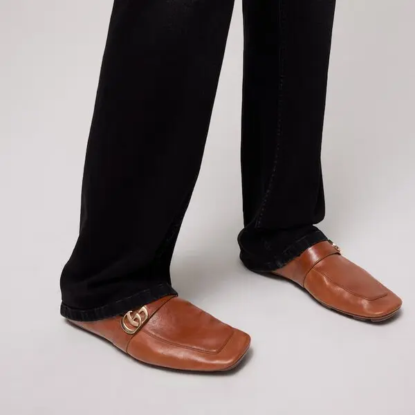 Gucci Driver With Double G Leather