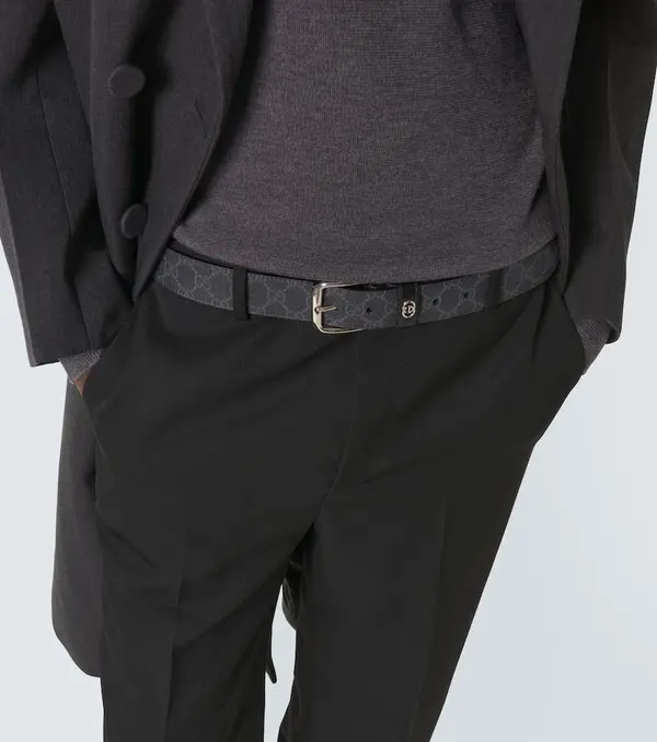 Gucci Gg Leather Belt