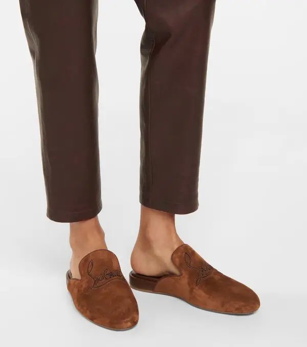 CHRISTIAN LOUBOUTIN Coolito Donna Suede Slippers