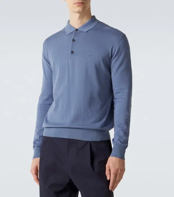 Etro Cotton Polo Sweater
