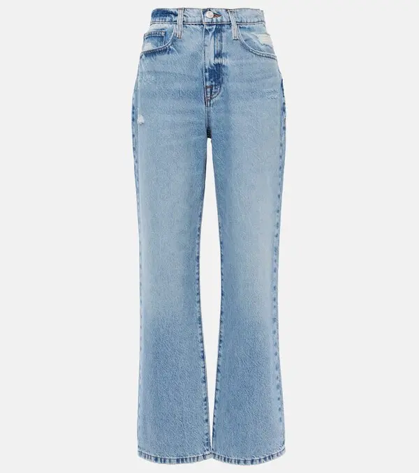 FRAME Le Jane Ankle High-rise Straight Jeans