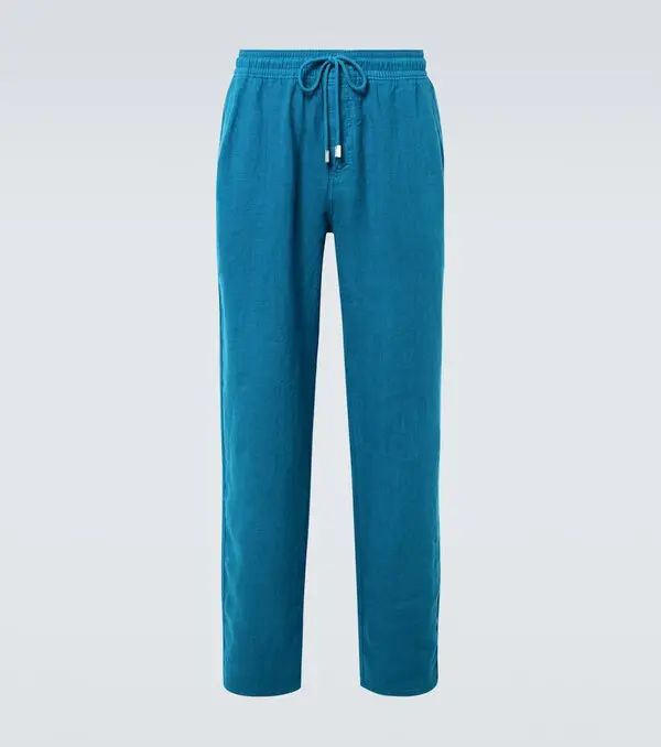Vilebrequin Linen Wide-leg Trousers
