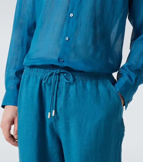 Vilebrequin Linen Wide-leg Trousers