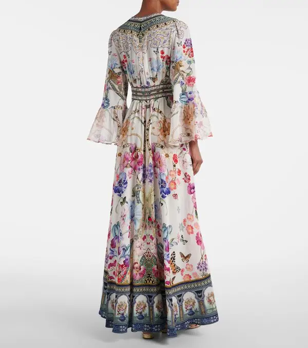 Camilla Crystal-embellished Silk Maxi Dress