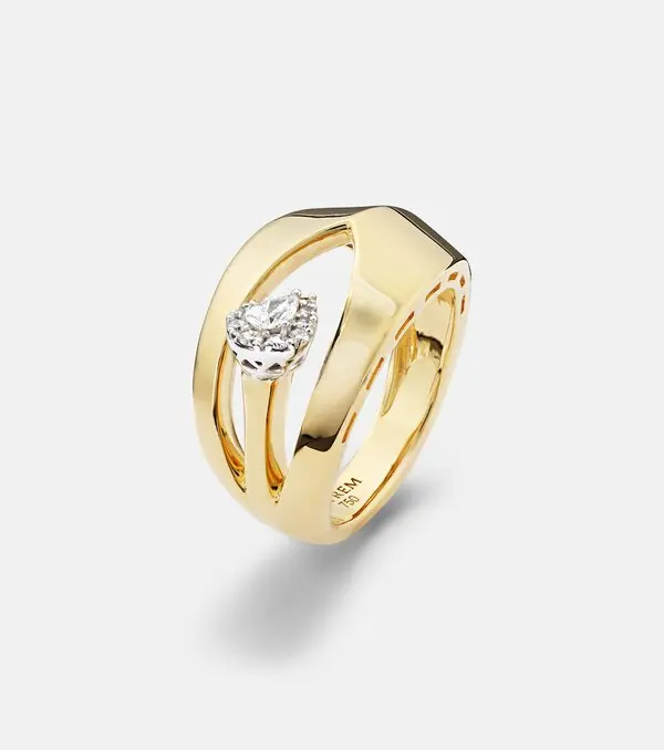 Yeprem 18kt Yellow And Diamond Ring