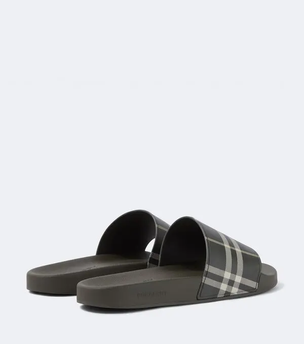 Burberry Check Slides