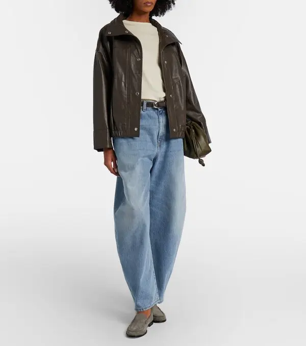 RÓHE Barrel-leg Jeans In Classic Cotton