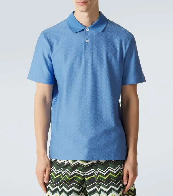 Missoni Zigzag Cotton Polo Shirt
