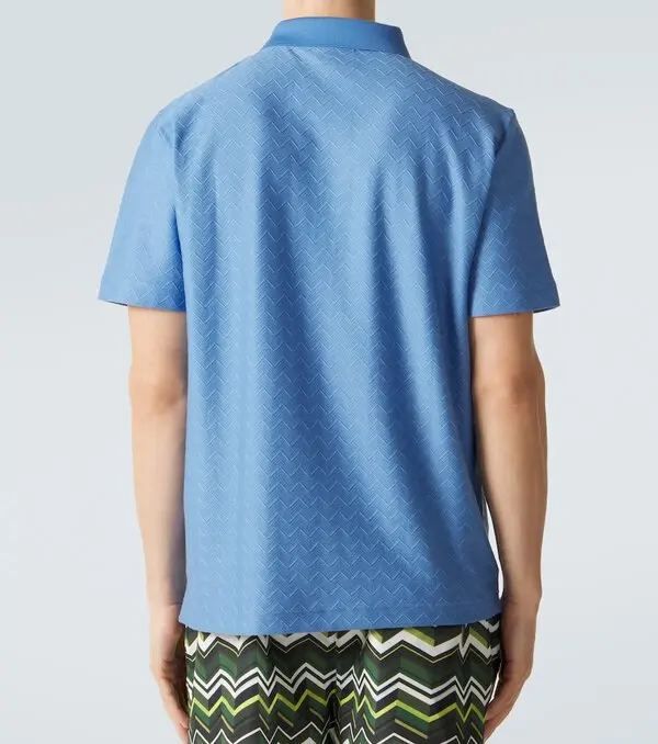 Missoni Zigzag Cotton Polo Shirt