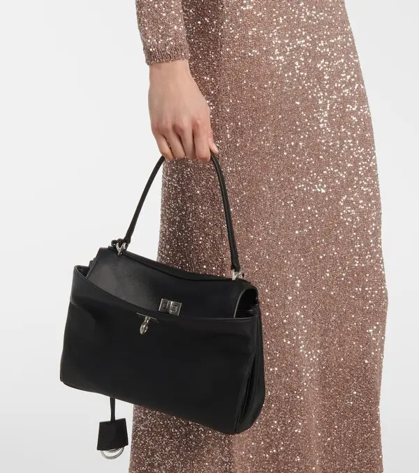 Balenciaga Rodeo Small Leather Tote Bag