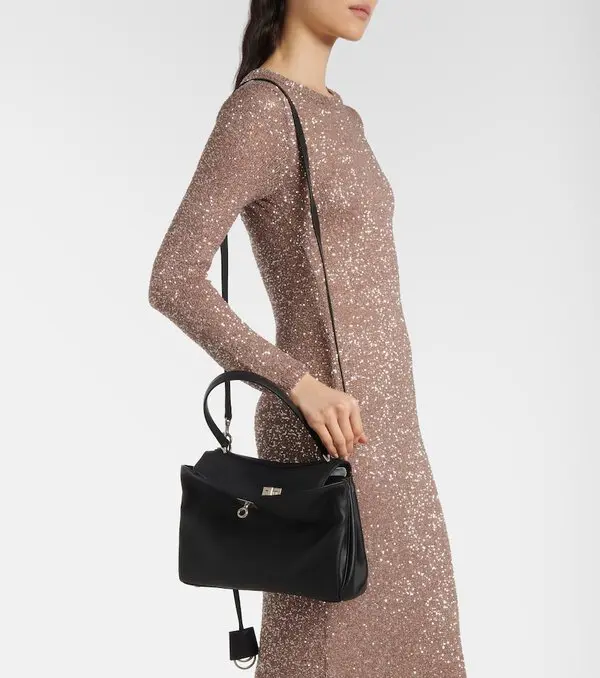 Balenciaga Rodeo Small Leather Tote Bag
