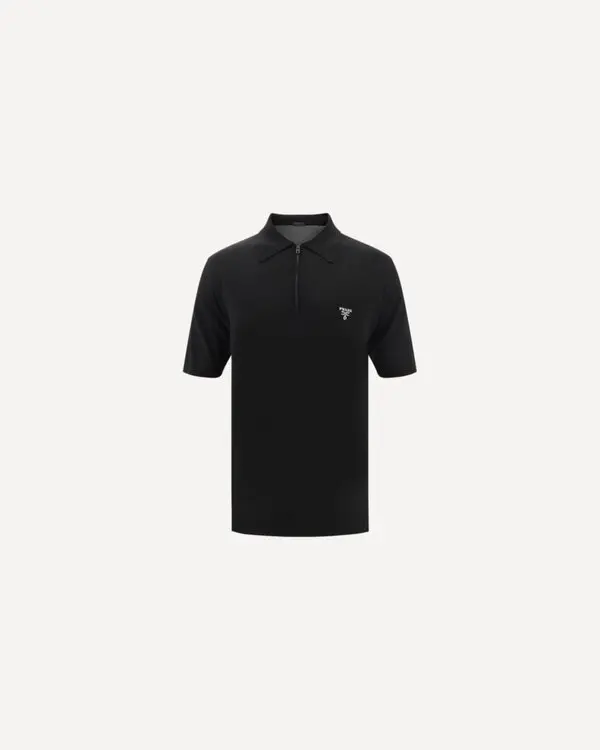 Prada Virgin Wool Polo Shirt