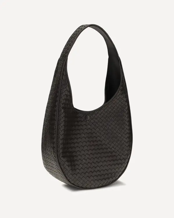 Bottega Veneta Small Ovetto Shoulder Bag - Brown