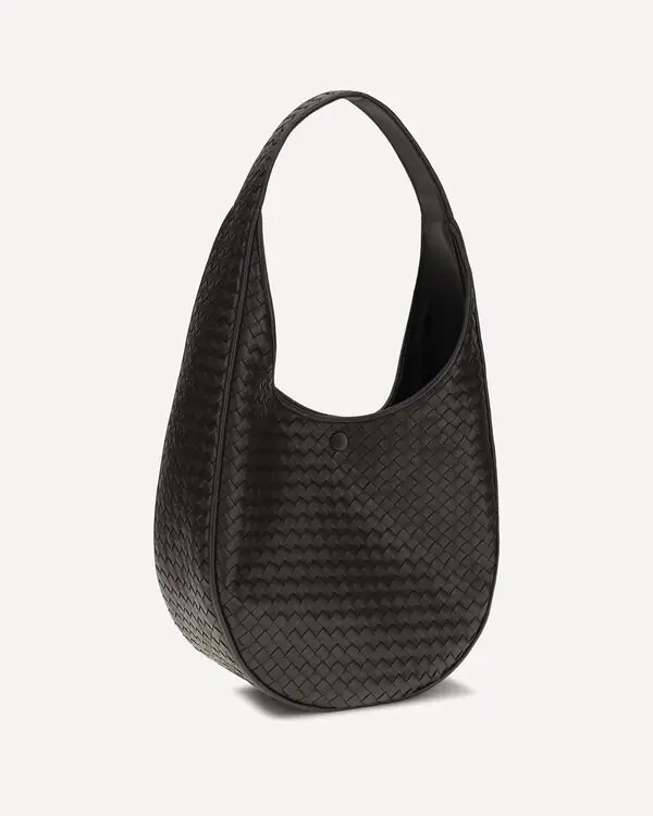 Bottega Veneta Small Ovetto Shoulder Bag - Brown