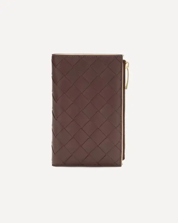 Bottega Veneta Medium Bi-fold Intrecciato Wallet