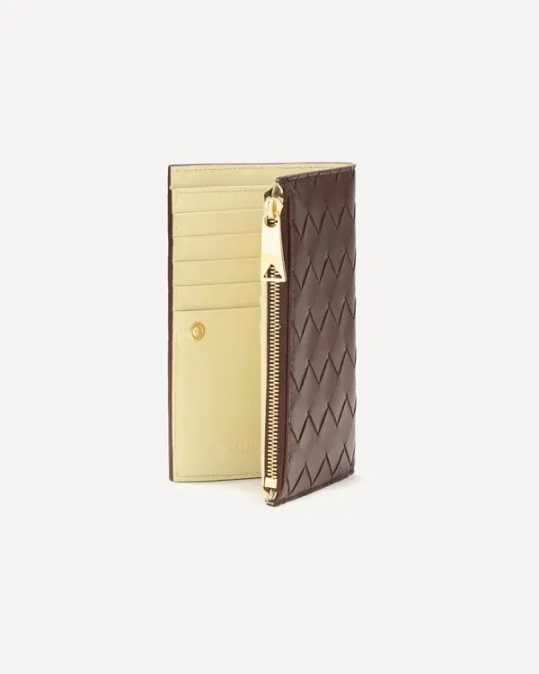 Bottega Veneta Medium Bi-fold Intrecciato Wallet