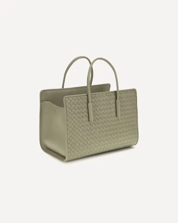 Bottega Veneta Barbara Woven Leather Tote Bag