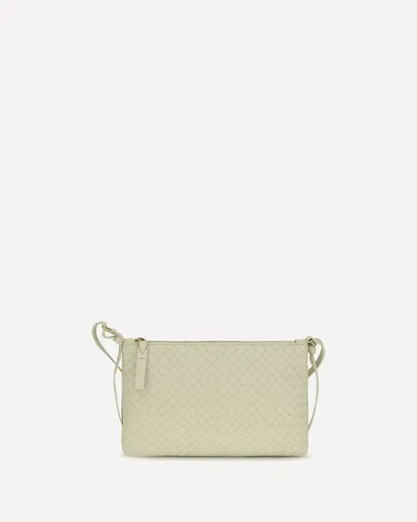 Bottega Veneta Intrecciato Shoulder Bag - Cream