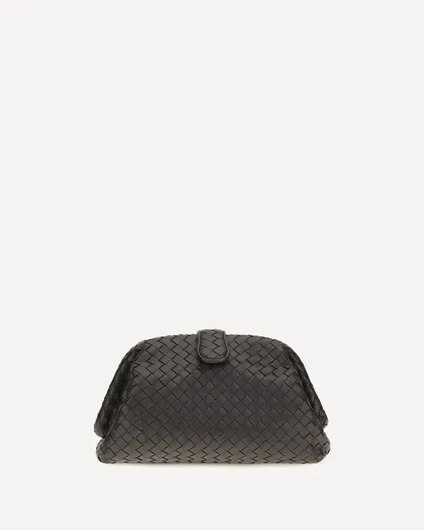 Bottega Veneta Small Lauren 1980 Clutch - Brown