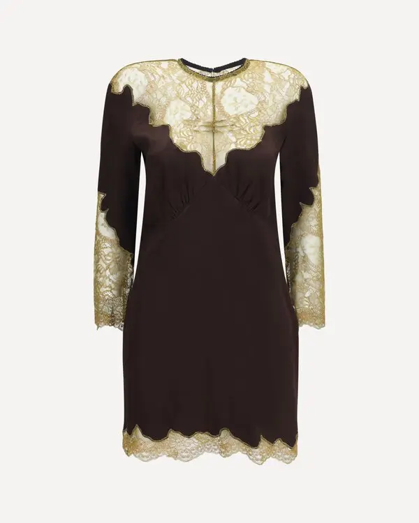 Attico Lace Mini Dress