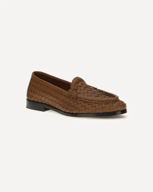 Bottega Veneta Silenzio Loafers - Brown