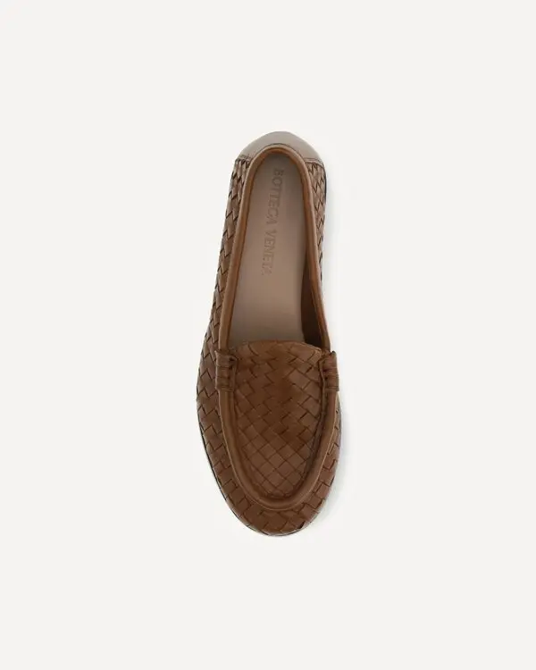 Bottega Veneta Silenzio Loafers - Brown