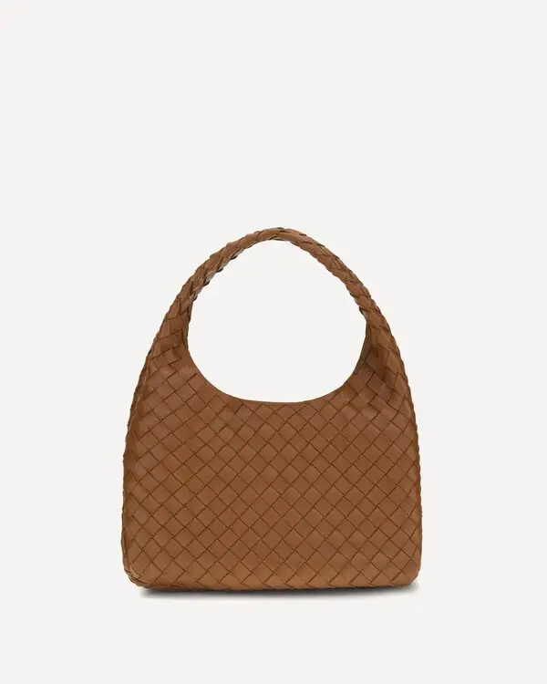 Bottega Veneta Campana Shoulder Bag - Brown
