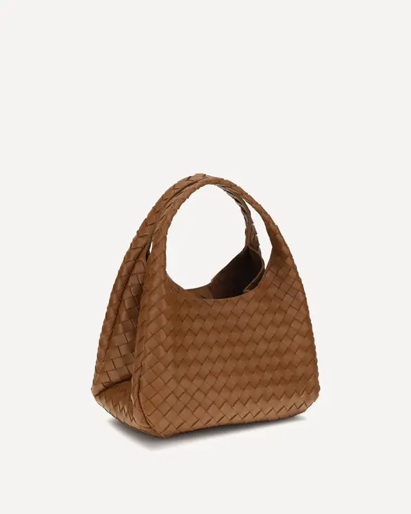 Bottega Veneta Campana Shoulder Bag - Brown