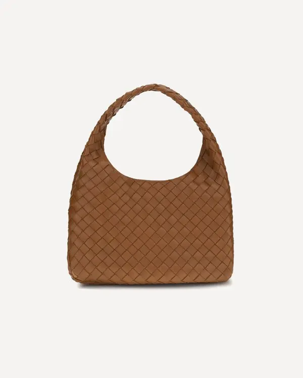 Bottega Veneta Campana Shoulder Bag - Brown