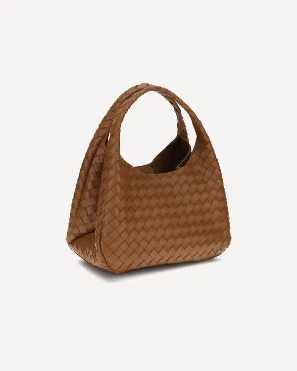 Bottega Veneta Campana Shoulder Bag - Brown