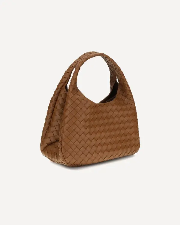 Bottega Veneta Campana Shoulder Bag - Brown