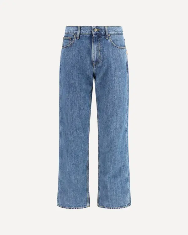 Burberry Straight Leg Jeans - Blue