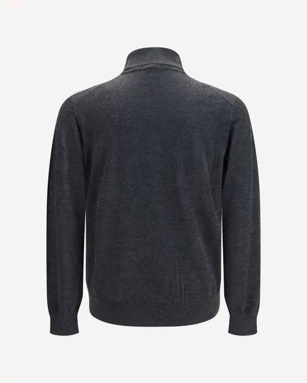 Giorgio Armani Cashmere Turtleneck Sweater - Grey
