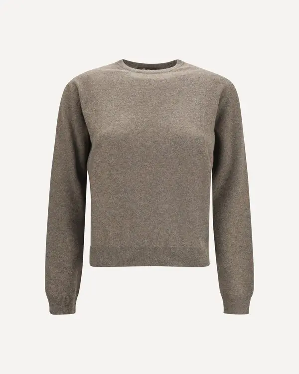 Loro Piana Baby Cashmere Crewneck Sweater - Brown