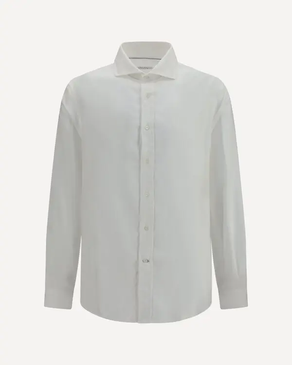 Brunello Cucinelli Cotton Shirt - White