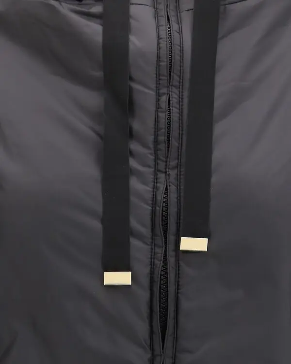 Max Mara Hooded Padded Jacket - Black